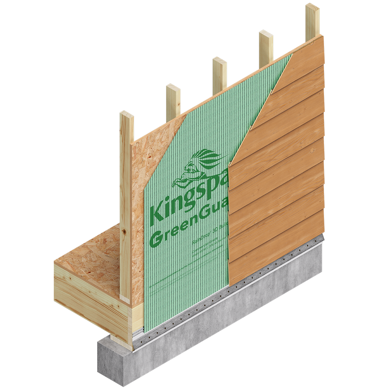 GreenGuard RainDrop 3D Building Wrap | Kingspan US
