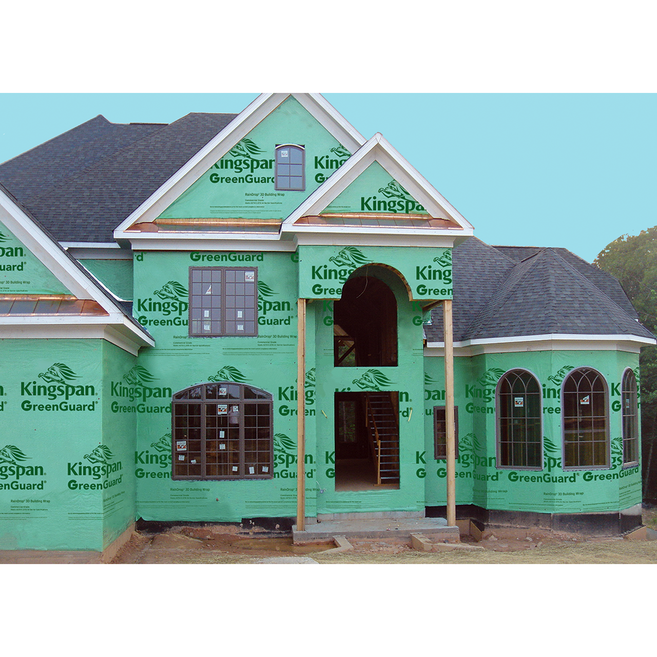 GreenGuard RainDrop 3D Building Wrap | Kingspan US