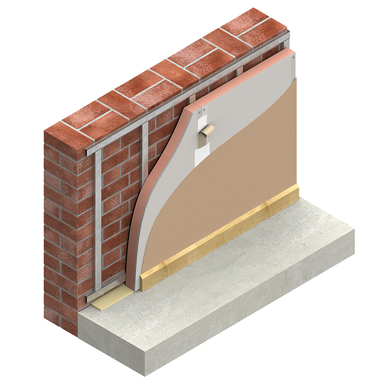 Kooltherm K17 Isoleret Gipsplade