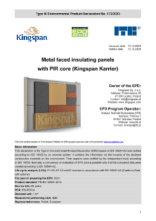 Downloads Isolierte Dach- und Wandsysteme