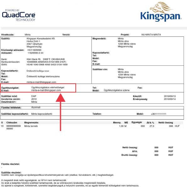 Ügyfélszolgálat elérhetőségei | Kingspan HU