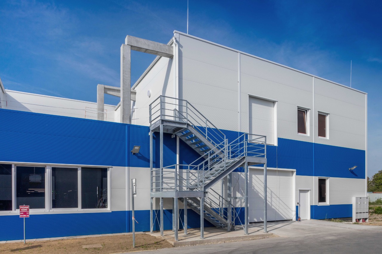 Montovaná výrobní hala společnosti ALTECH v Uherském Hradišti