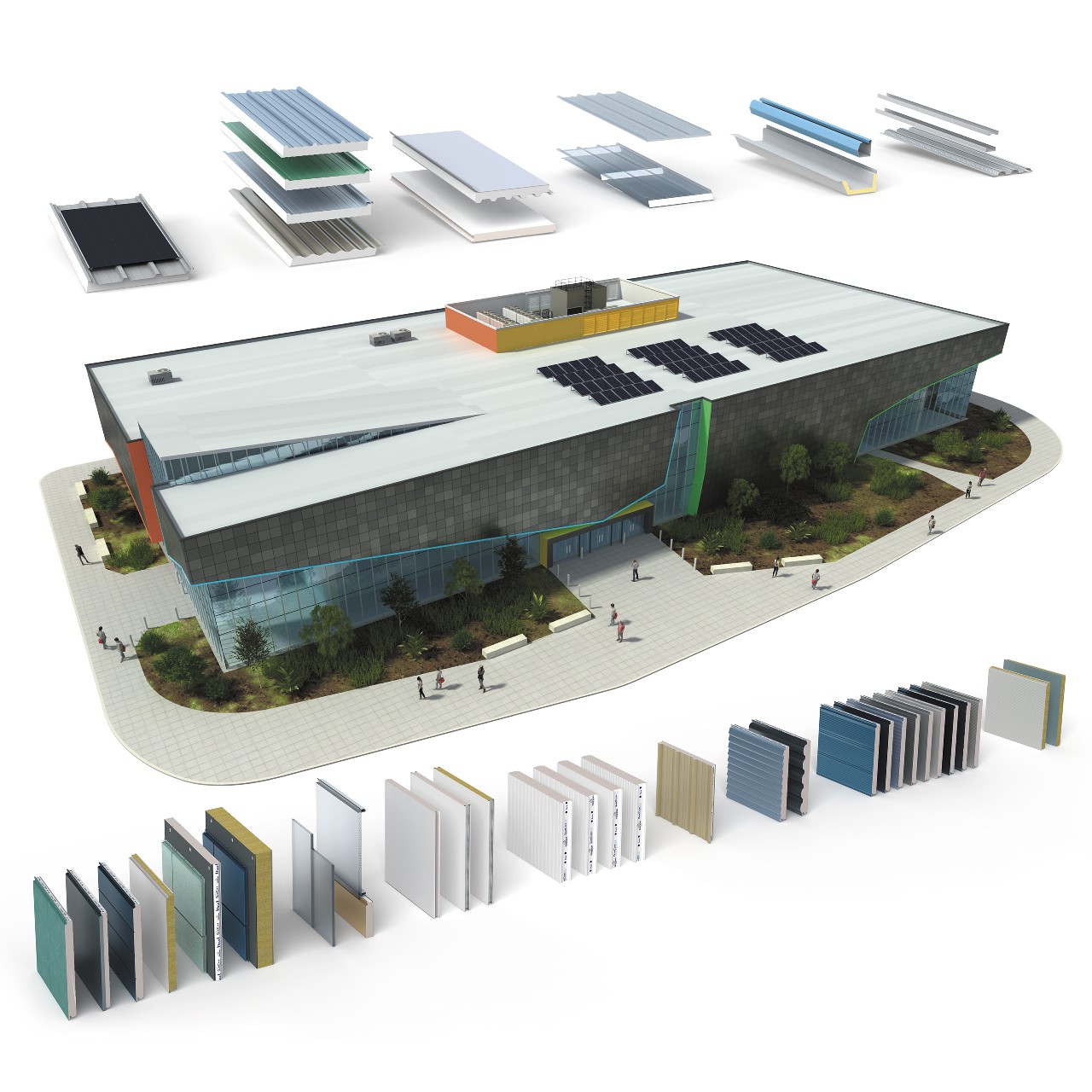 Kingspan Panels Colourful Kingspan Panels Turn Heads At Landmark