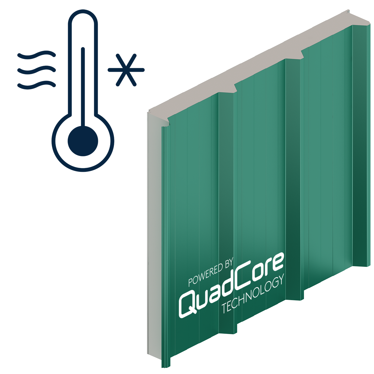 QuadCore KS100PRW Wall Panel