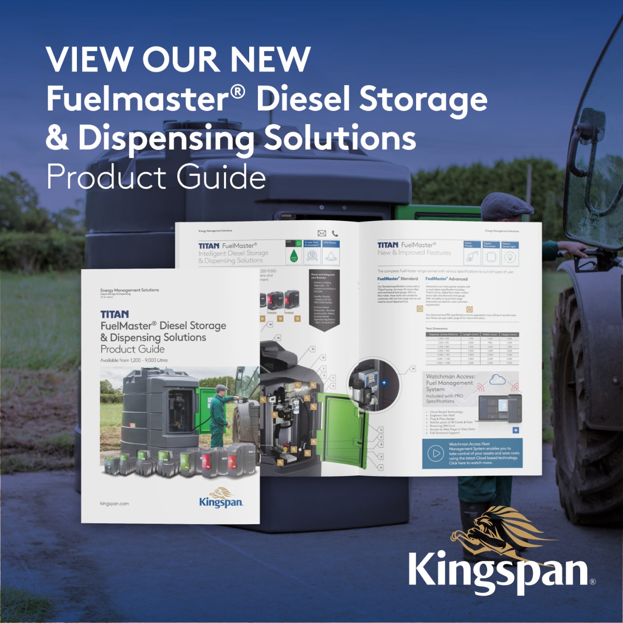 Diesel & HVO Storage and Dispensing Tanks - Kingspan GB | Kingspan GB