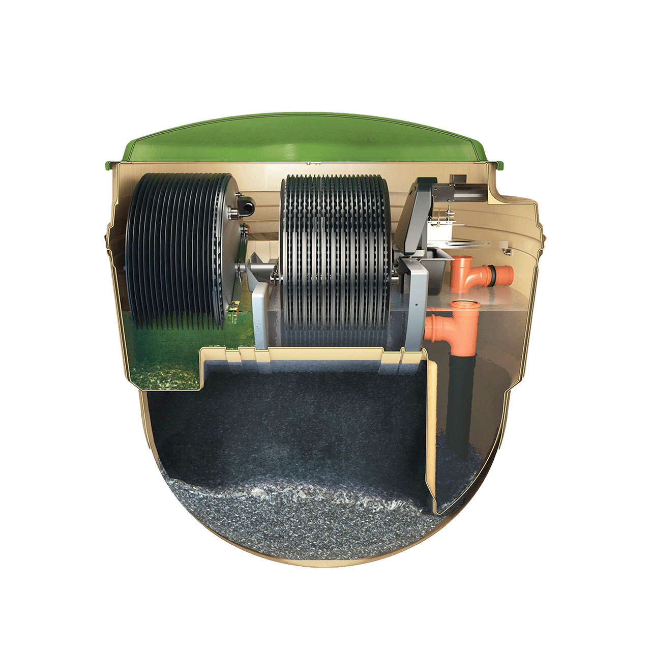 VPI Baga Easy med biomodul minirenseanlegg