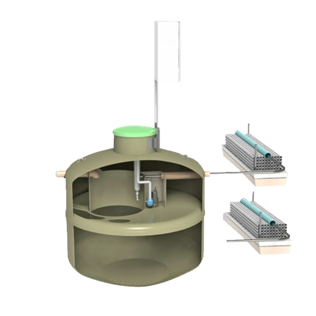 VPI Baga Easy med biomodul minirenseanlegg