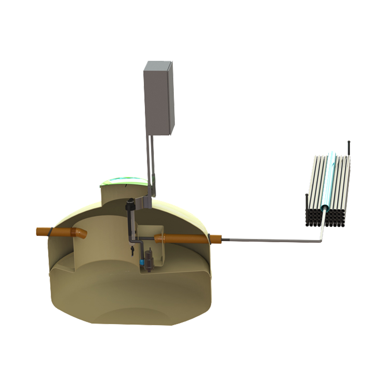 VPI Baga Easy med biomodul minirenseanlegg