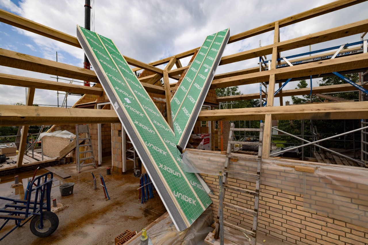 Geen afval op de bouw dankzij Unidek PasDak in Alphen | Kingspan NL