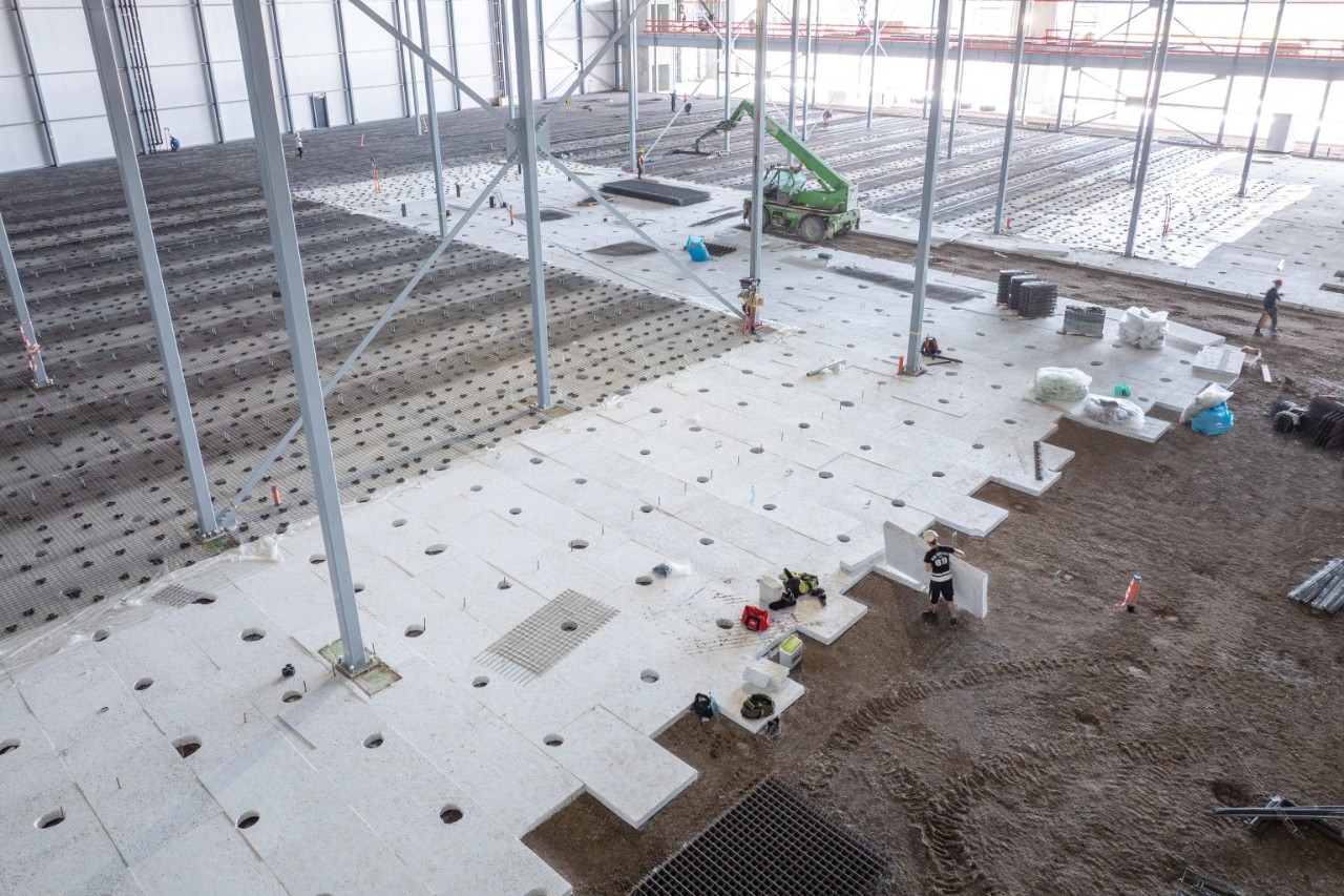 Kingspan Unidek levert 35.000 m² vloerisolatie voor distributiecentrum ...