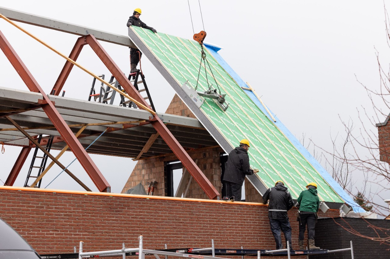 Nieuwbouwwoning met Unidek Aero B in Everdingen | Kingspan NL