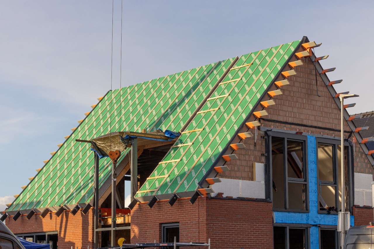 Nieuwbouwwoning met Unidek Aero B in Everdingen | Kingspan NL