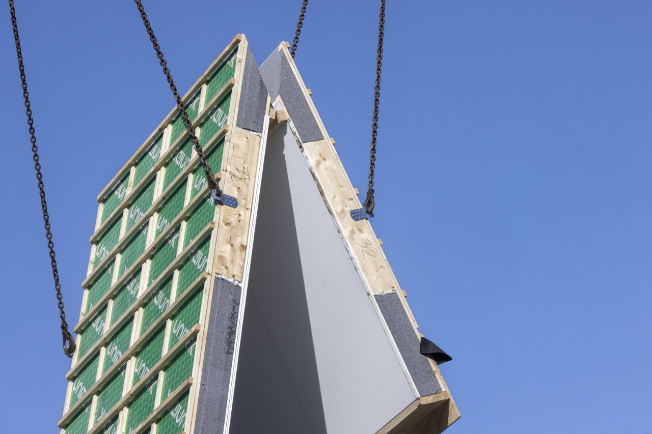 Prefab scharnierdaken op villawoning Eindhoven | Kingspan NL