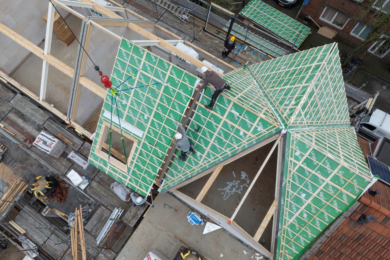 Nieuwbouwwoning met Unidek Aero B in Everdingen | Kingspan NL