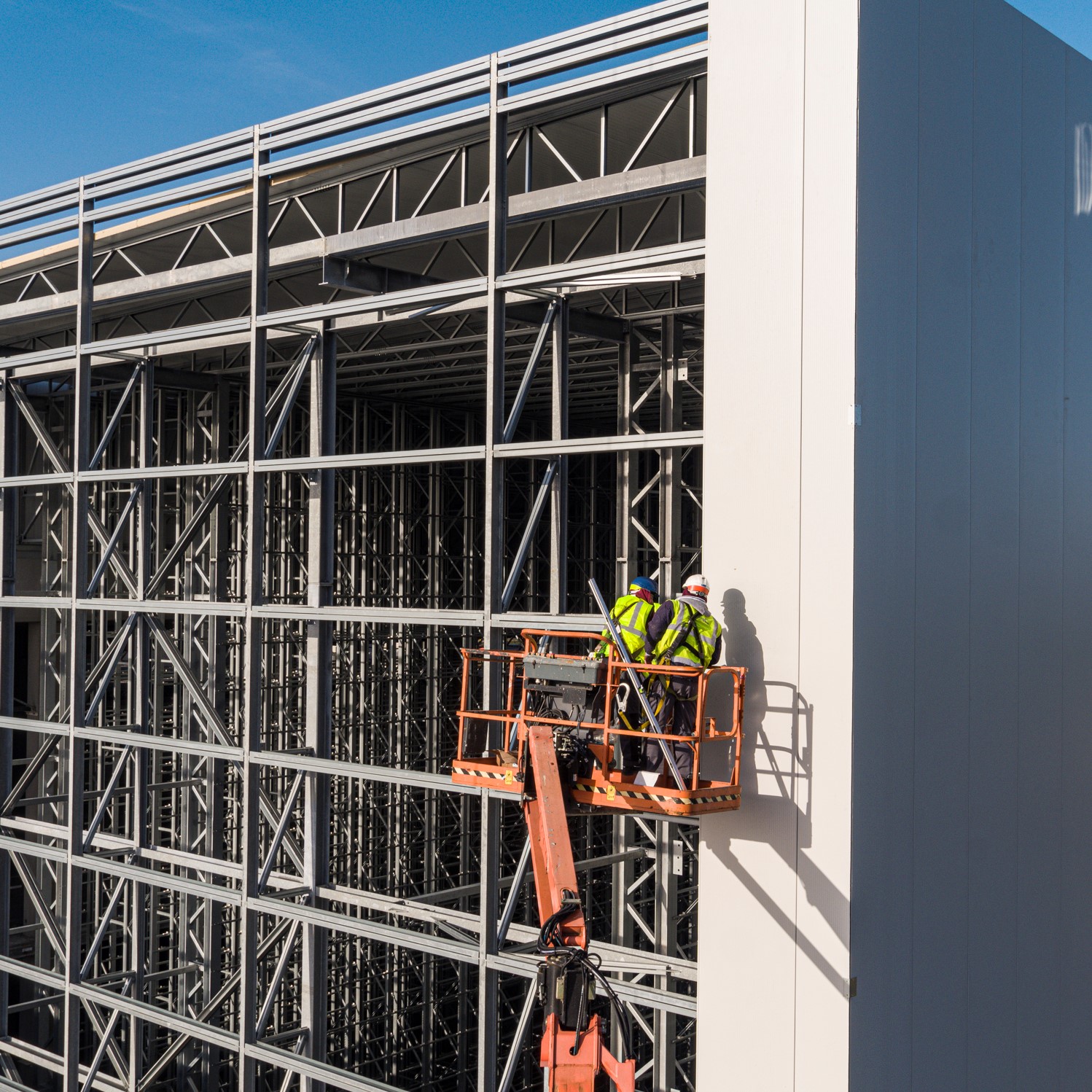 Plaatsing van sandwichpanelen