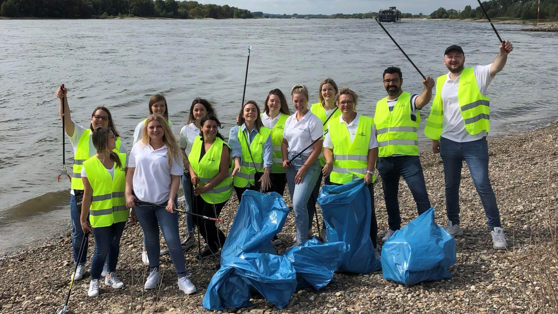 Gemeinsam für mehr Sauberkeit am RhineCleanUp-Day