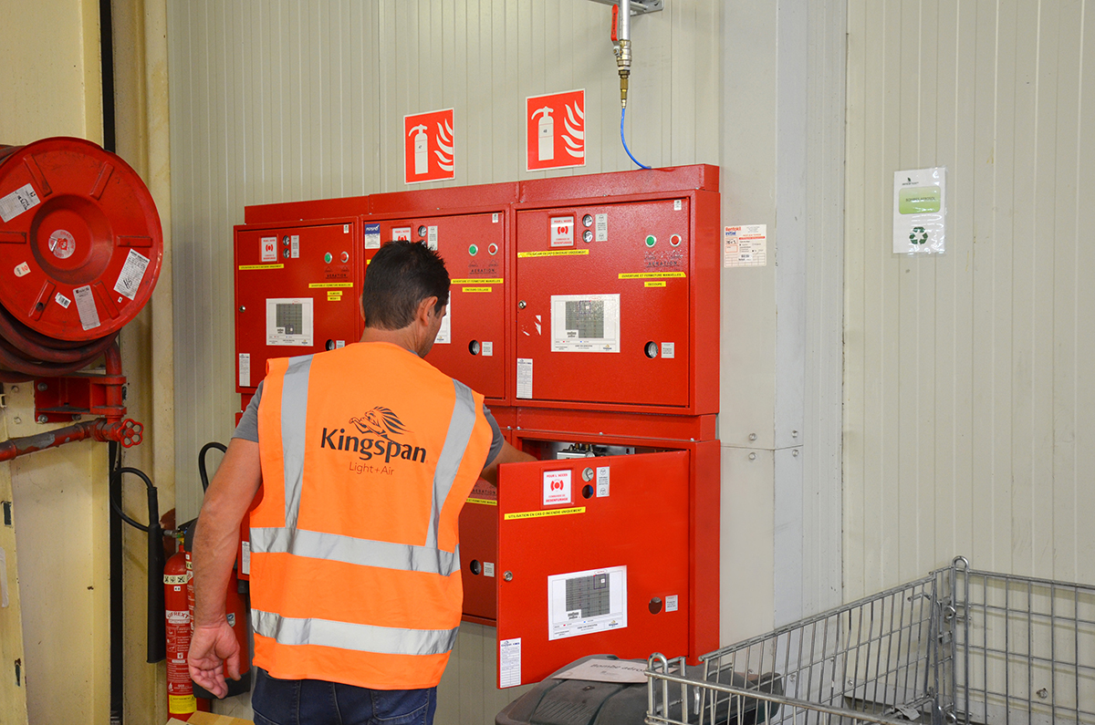 L'asservissement de désenfumage | Kingspan FR