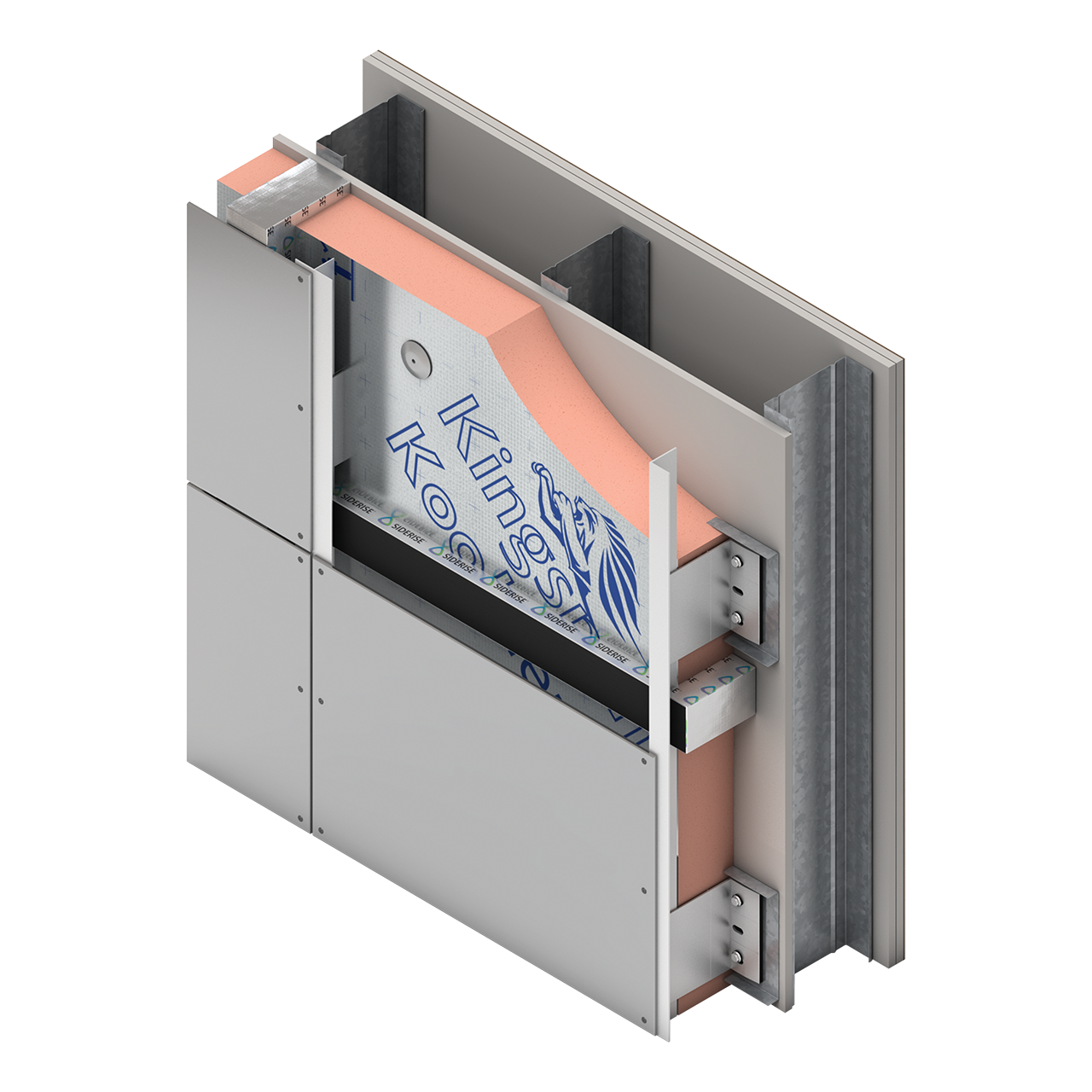 Kingspan Kooltherm K15 Rainscreen Board with ALPOLIC A2 ACM Panel ...