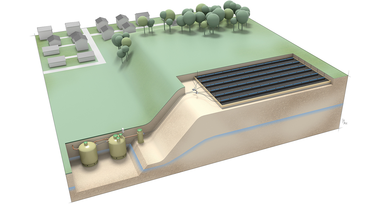 Större reningsverk hos Kingspan BAGA